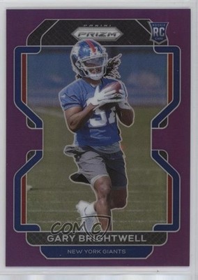 2021 Panini Prizm Rookie Purple Prizm 94/125 Gary Brightwell #400 0jm6 ...