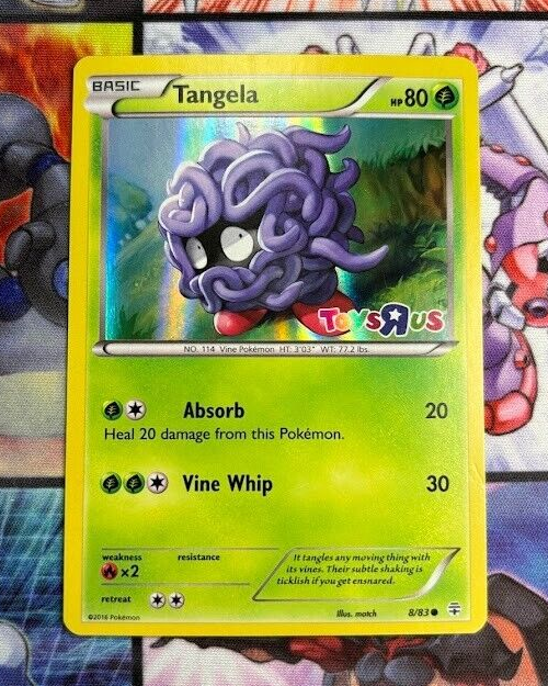 Tangela - 8/83 - Holo, Generations Toys R Us - Promo Pokemon Card ...