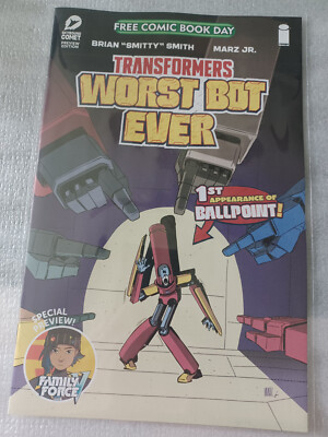FCBD Transformers: Worst Bot Ever (Image Comics 2025 Marz Jr variant ...