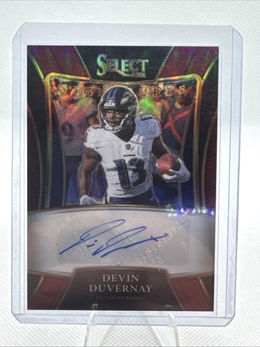 2021 Select Devin Duvernay Signatures Red Maroon Prizm Auto /75 #SSP ...