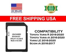 Toyota Scion YARIS Ia Navigation SD Card Dd1b 66 Ez1 USA Ptmzd-1m160 ...