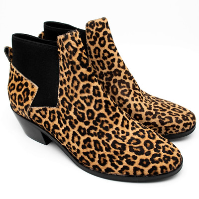 Cole Haan Women’s Gia Calf Hair Leopard Animal Print Ankle Boots SIZSE ...