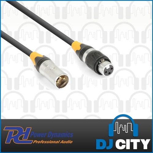 Power Dynamics 177941 IP65 Outdoor Waterproof DMX Cable 3-Pin Lighting ...