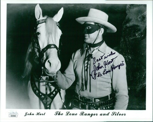 John Hart The Lone Ranger Actor Signed 8x10 Glossy Photo JSA ...