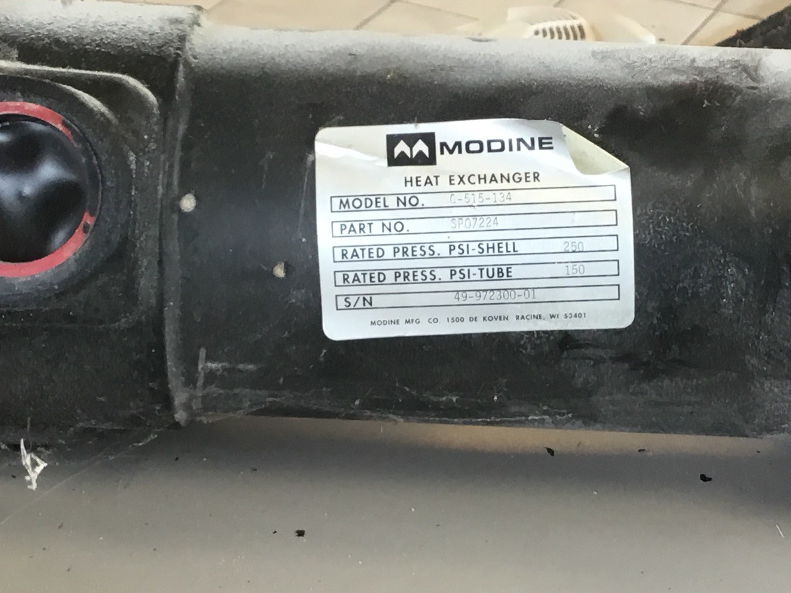 Modine Model P/N Sp07224 Heat Exchanger | eBay