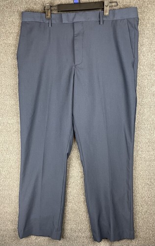 Structure Mens Dress Pants 36X29 Blue Flat Front 15099 Sears | eBay