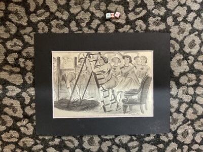 Rare Art Print , Risqué , Erotic Classical ,Vintage Mounted , THE PEARL ...