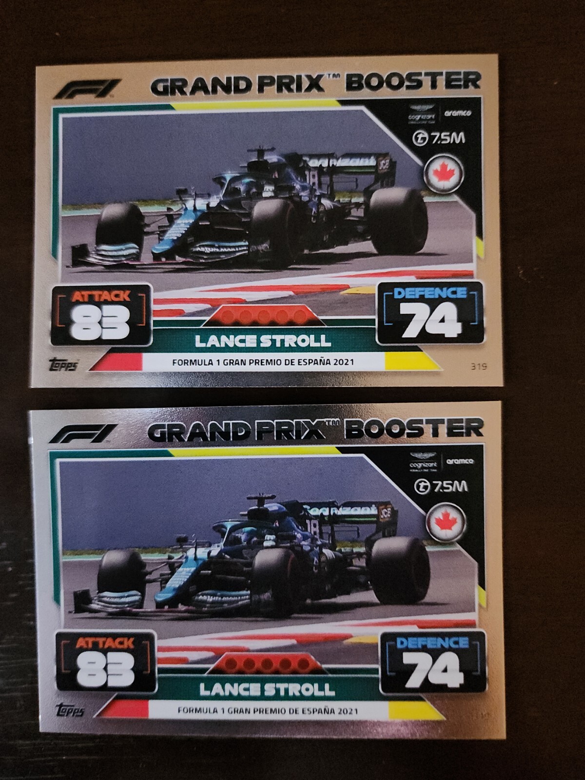 2022 F1 Topps Turbo Attax Lance Stroll Grand Prix Booster #319 (2) | eBay