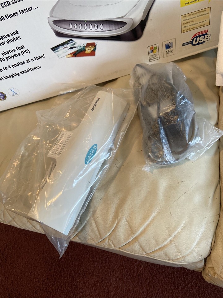 New Microtek ScanMaker 5800 Legal Size Flatbed Scanner 4800x2400 DPI ...