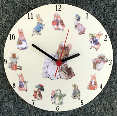 Beatrix Potter Peter Rabbit Clock - Peter Rabbit Gift - BP19-C | eBay UK