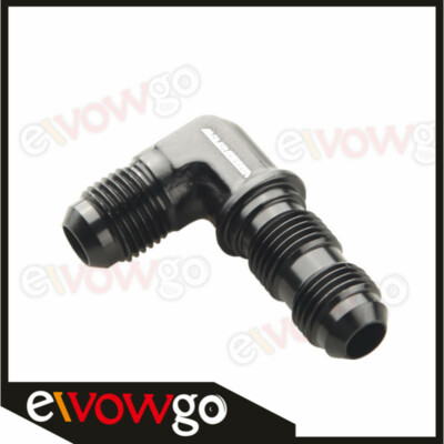 AN -6 (AN6 AN06) 90 Degree Bulkhead Fitting Black Aluminum Adapter | eBay