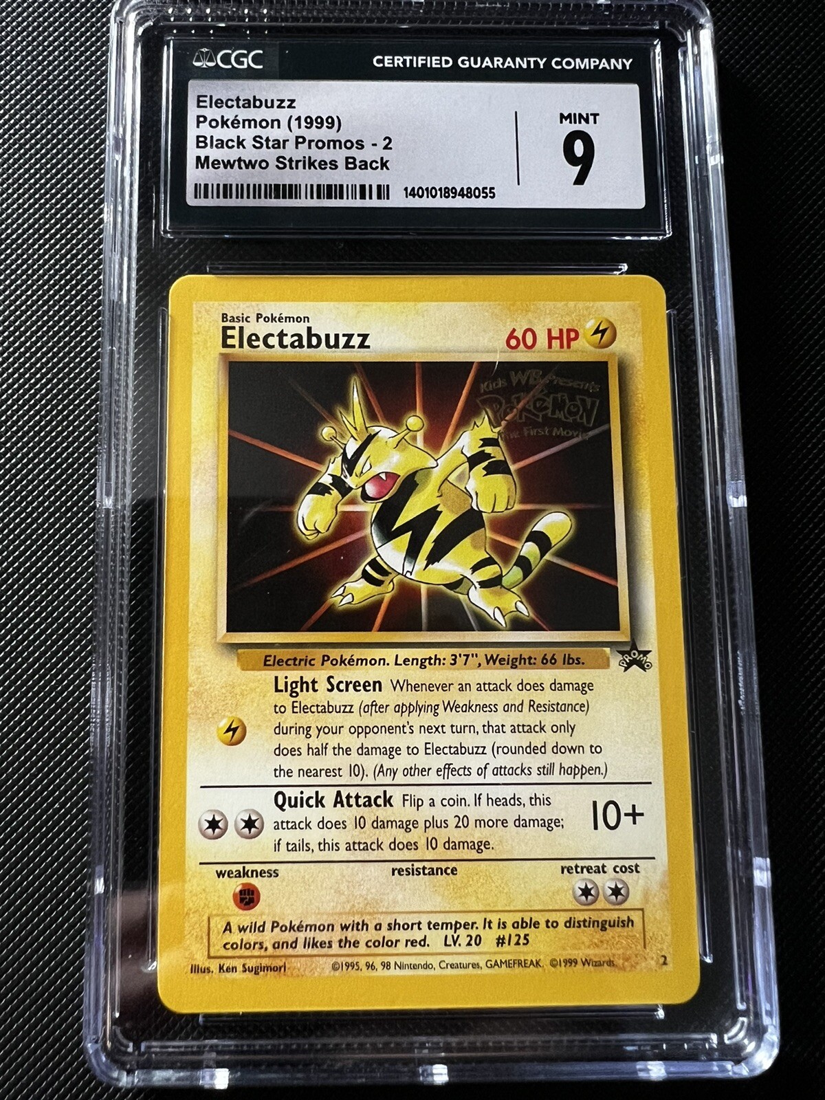 Pokémon TCG Electabuzz Wizards Black Star Promos 2 Regular Promo Promo ...