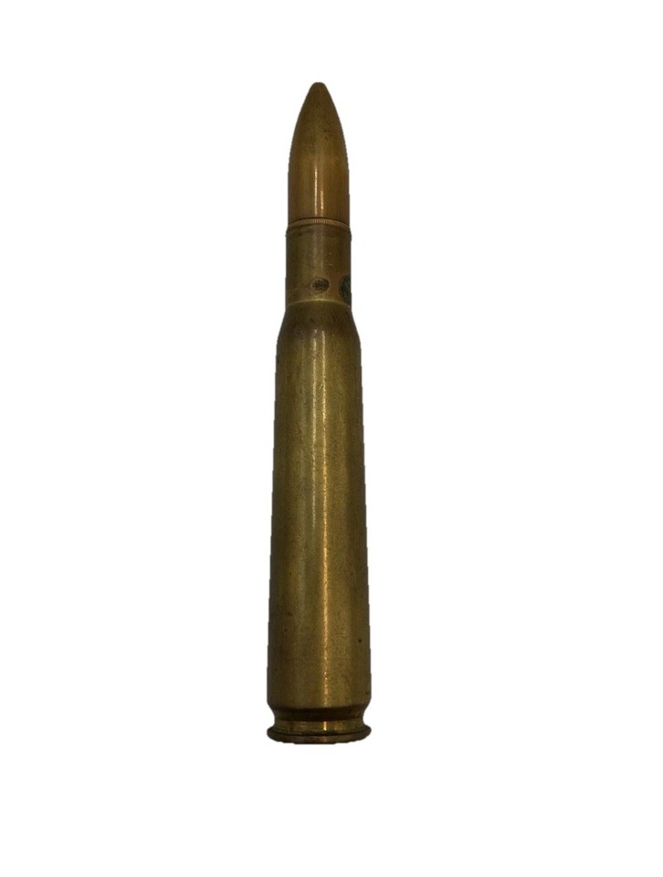 Military Armature Table Lighter 50 Caliber Bullet Shell Used Untested S ...