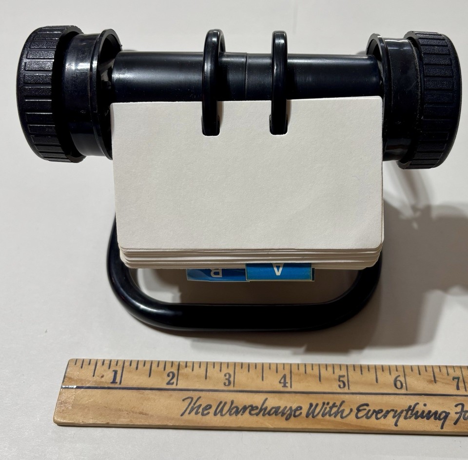 Vintage Rolodex Rotary Desktop Card File - Mid Century Office Decor | eBay
