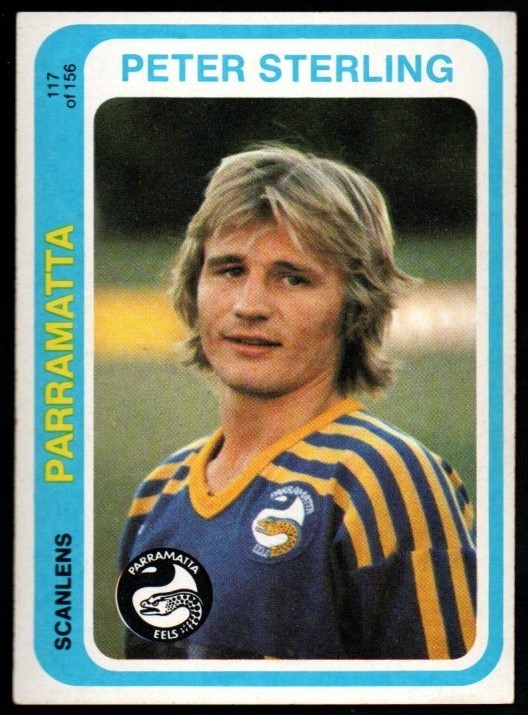 SCANLENS RUGBY LEAGUE CARDS 1979-117 PETER STERLING PARRAMATTA | eBay ...