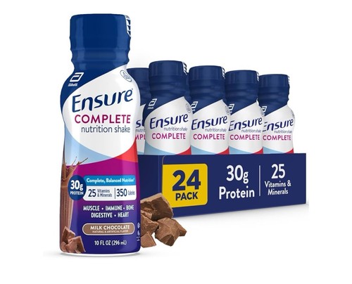 Ensure COMPLETE Nutrition Shake, Chocolate 🍫 24 Count - 10 fl oz ...