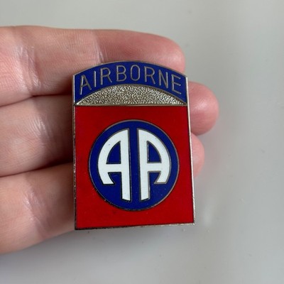 Vintage 82nd Airborne Division Lapel Pin Enamel Lapel Pin US Army All ...