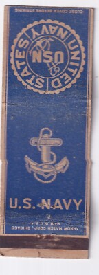 U.S. Navy Vintage Matchbook Cover | eBay
