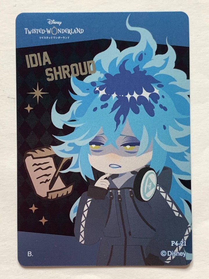 Idia Shroud Disney Twisted Wonderland Plastic card Japanese collection ...