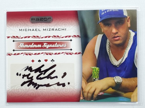 Michael Mirachi 2007 Razor Poker Showdown Signatures SS-26 Autograph ...