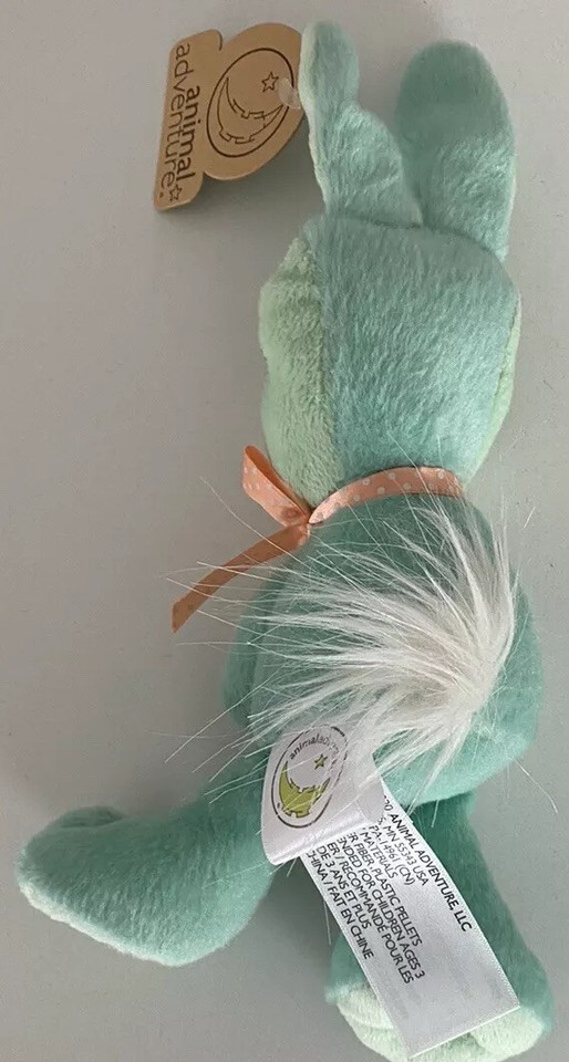 Animal Adventure Bunny Rabbit Plush Stuffed Animal Toy Easter Mint ...
