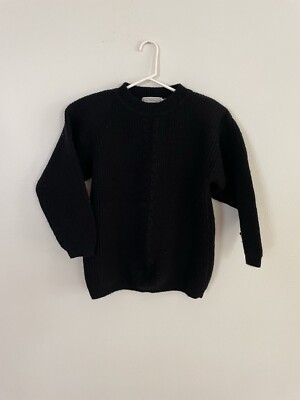 VTG 80s Gap Clothing Thick Knit Shoulder Pads Wool Women's Crewneck ...