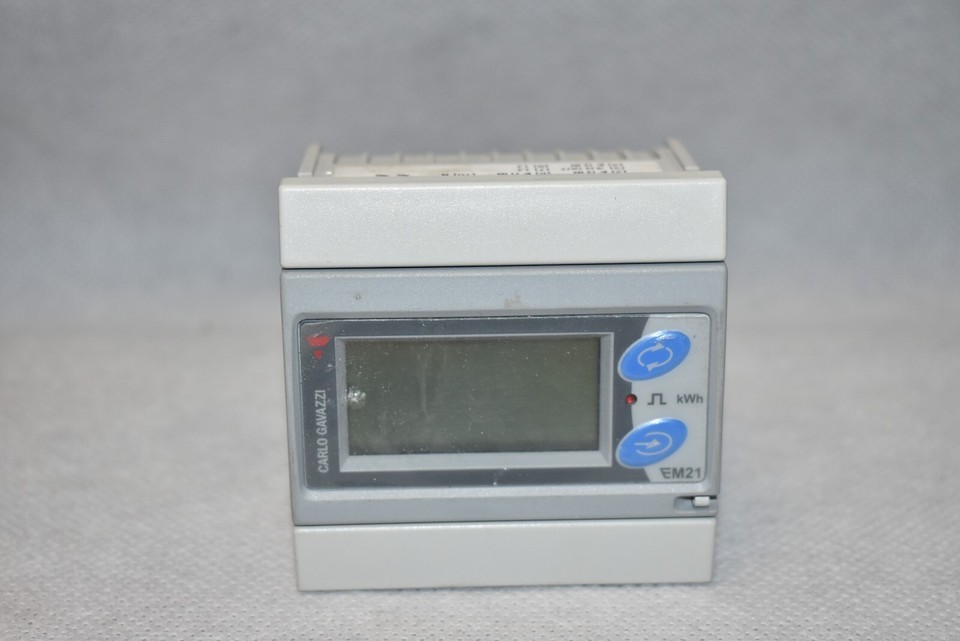 CARLO GAVAZZI - EM21-72D.AV5.3.X.OS.X 3-Phase Energy Meter | eBay