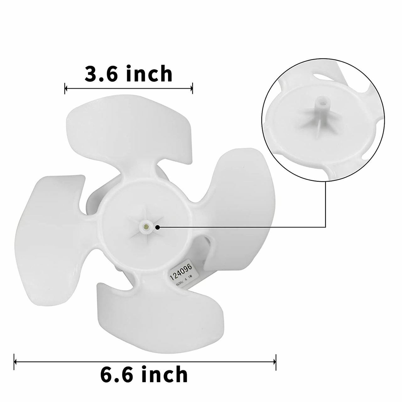 Condenser Fan Motor Set Compatible with Whirlpool Refrigerator ...