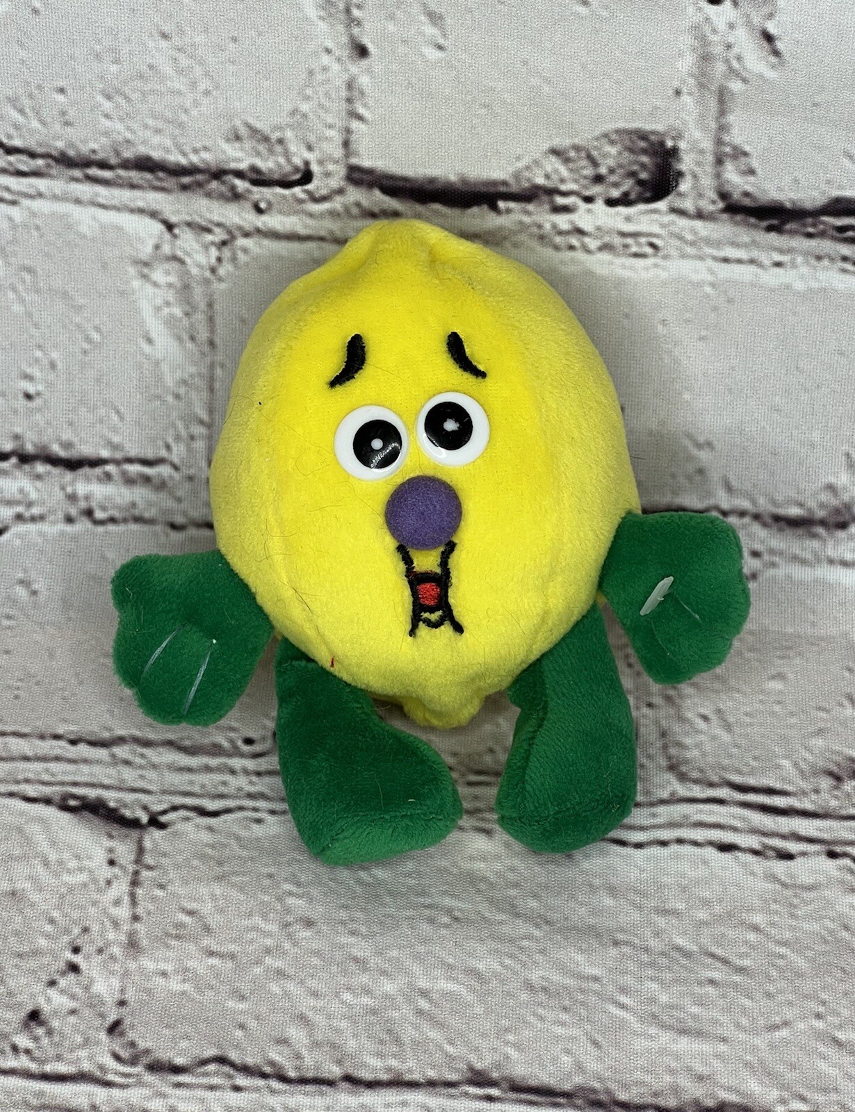 Vintage Toy Box Creations Plush Luis Lemon Veggie Fruit Seedies Small ...