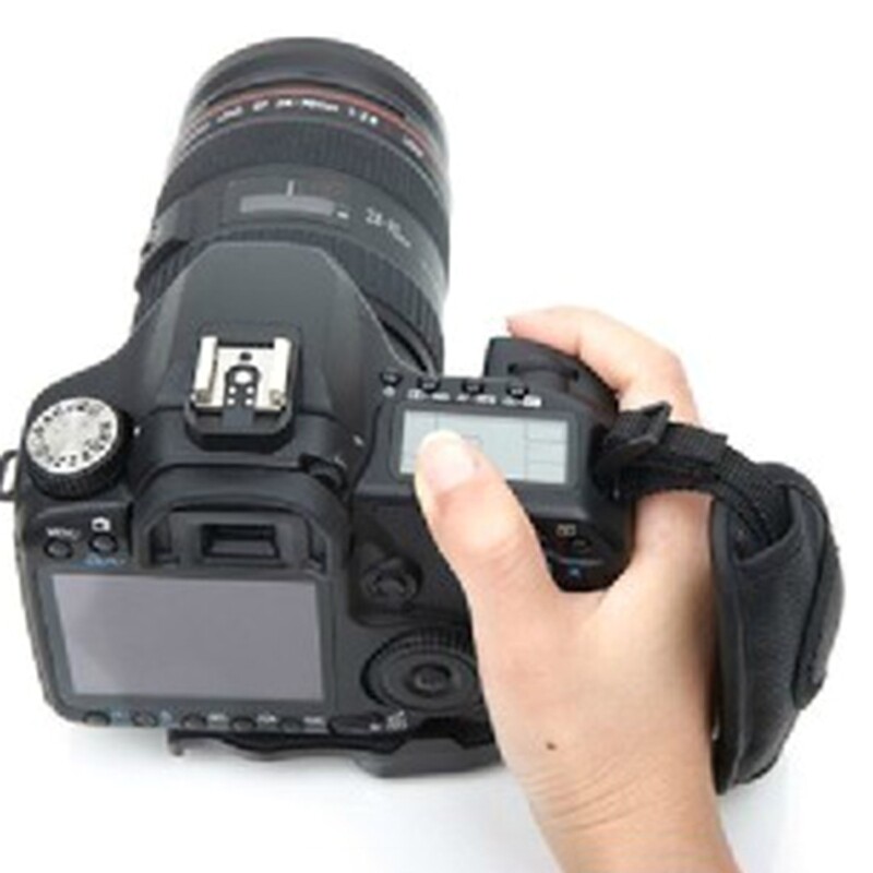 PU Camera Hand Strap Soft Adjustable Wrist Strap for DSLR and ...