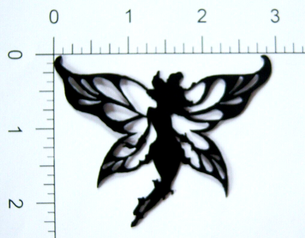 Wright's Disney Black Shadow Tinkerbell 2 1/4" x 3" Applique wp-282b | eBay