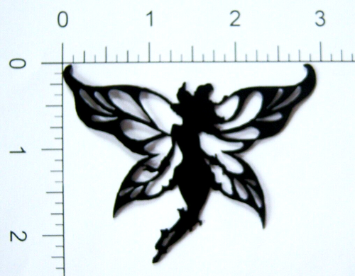 Wright's Disney Black Shadow Tinkerbell 2 1/4" x 3" Applique wp-282b | eBay