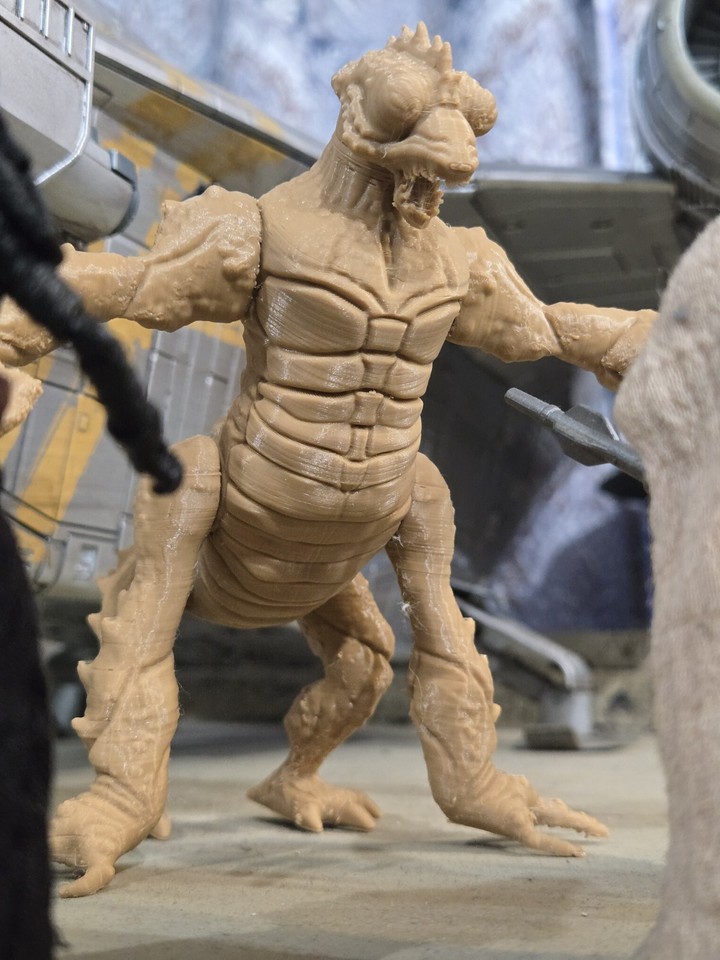 Star Wars Sand Beast Custom Articulated Tatooine 3.75 Inch Fig Book Of ...