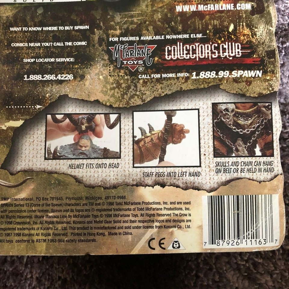 McFarlane Spawn ZEUS Figure #33c946 | eBay