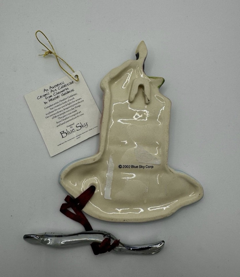 Birthday Cake And Fork Plaque Heather Goldmine 2002 Take A Bite Out Of ...