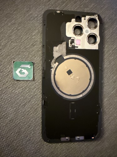 Apple iPhone 15 Pro MAX Gray Back Glass Genuine OEM A Grade | eBay