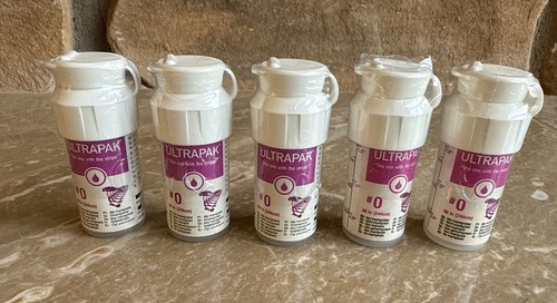 5 Ultradent Ultrapak Size #0 Gingival Retraction Cord 131 Plain 8ft ...