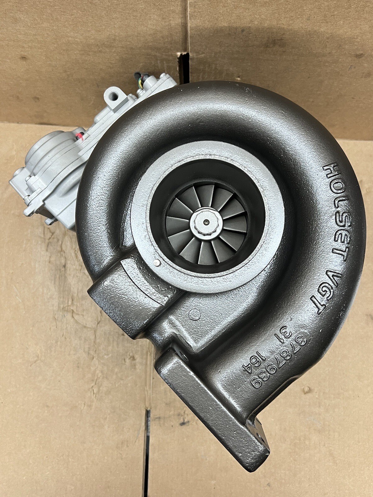 Holset OEM PACCAR HE500VG Turbocharger WITH VGT ACTUATOR For MX13 EPA ...