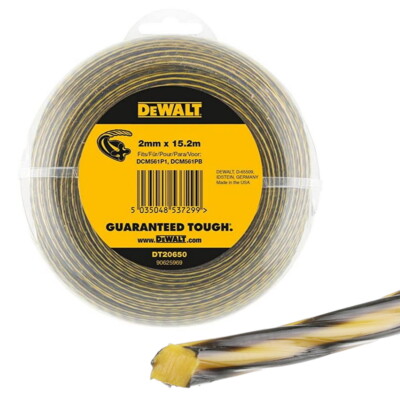 DEWALT DT20650 DCM561 Trimmer Strimmer Line wire - 2mm x 15.2m ...