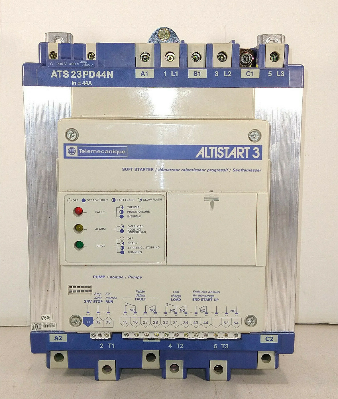 1 USED TELEMECANIQUE ATS23.D44N ALTISTART 3 SOFT STARTER 15HP ***MAKE ...