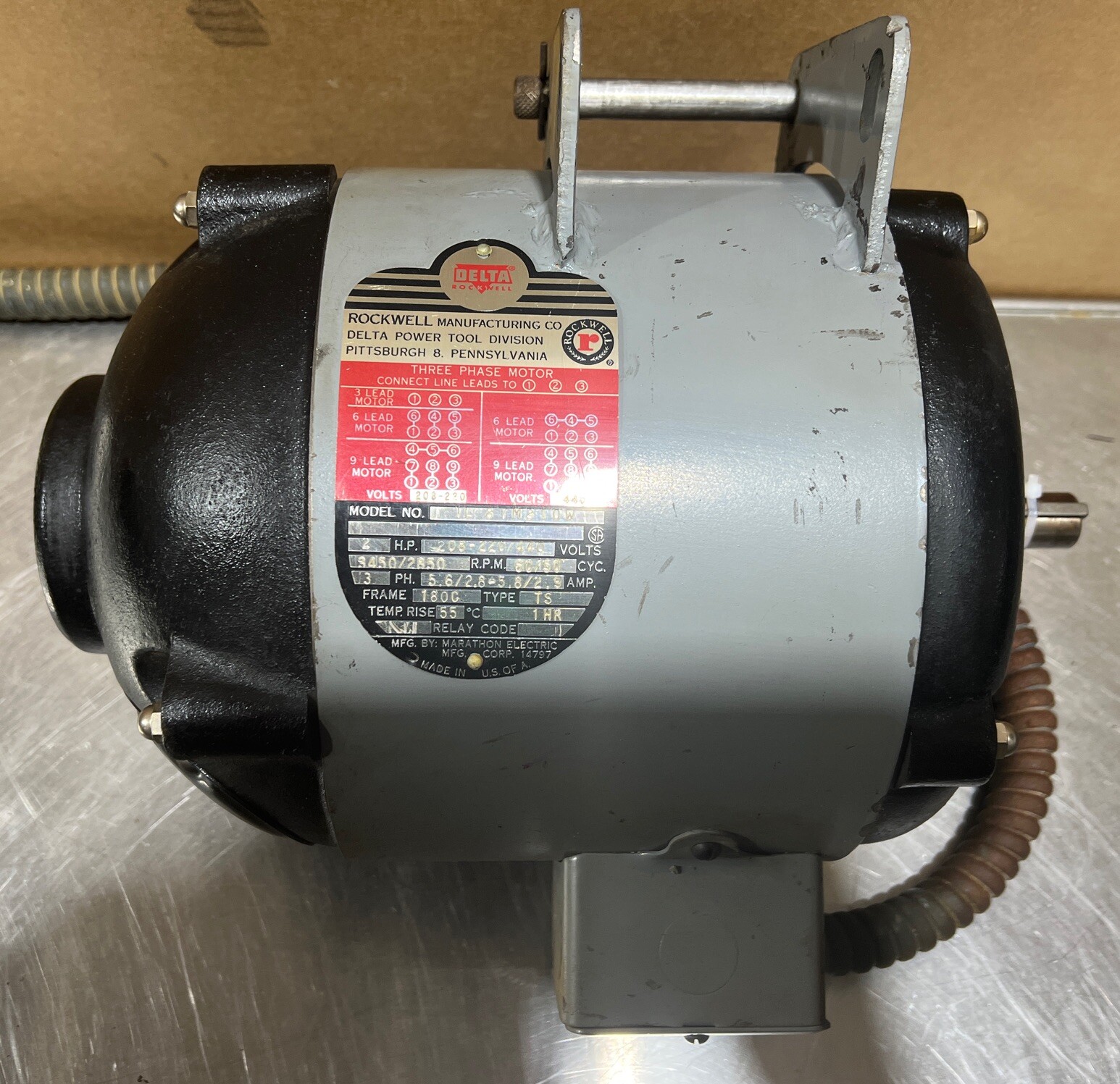 Vintage Delta Rockwell 10” Unisaw Serial # 118-3631 Bullet Motor 2 HP 3 ...