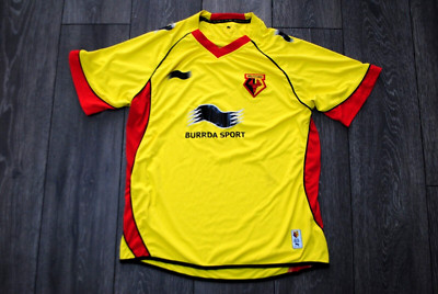 WATFORD 2011-2012 HOME FOOTBALL SHIRT SOCCER JERSEY BURRDA SPORT MENS ...