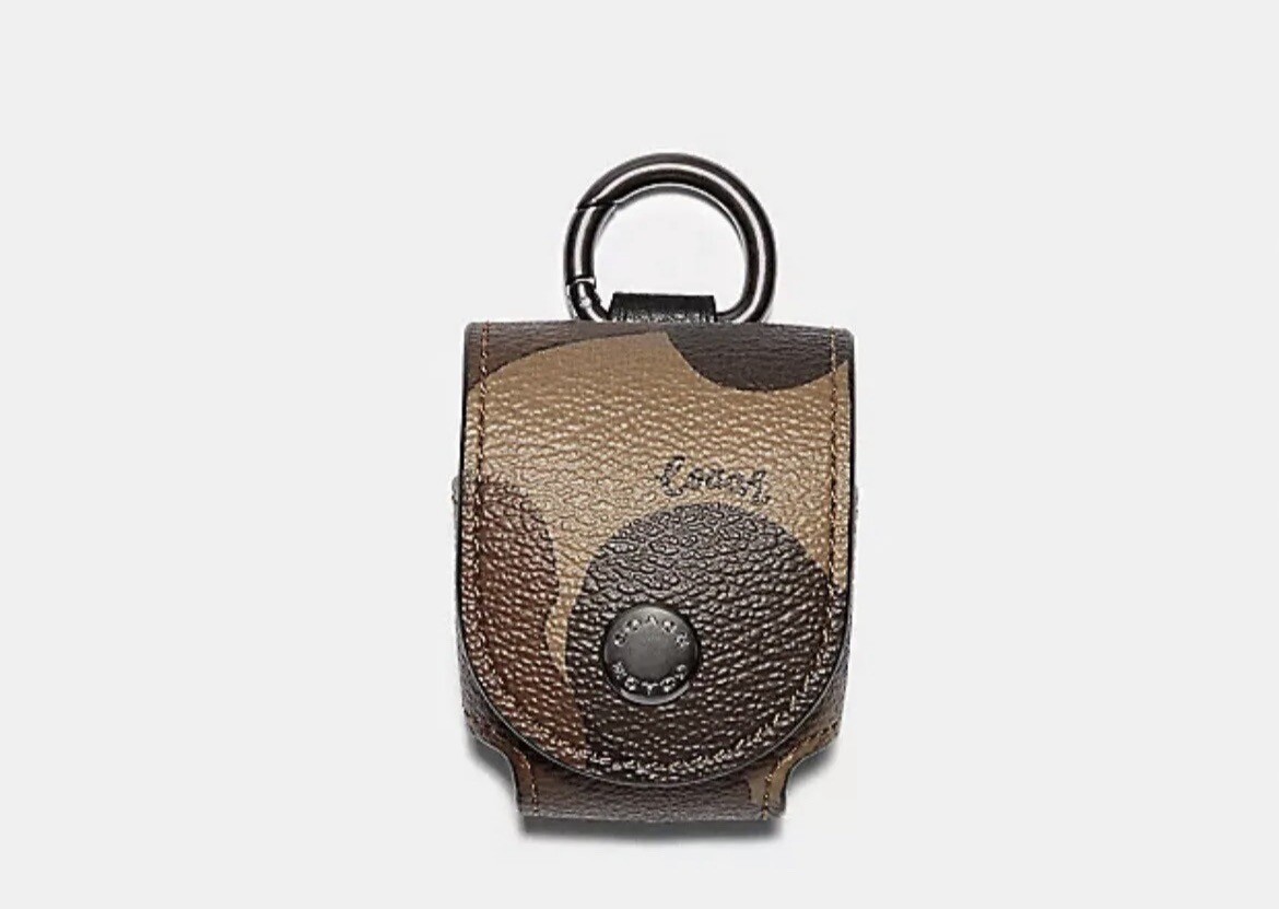 Coach Wireless Earbud Case With Camo Print/ FAST SHIPPING | eBay