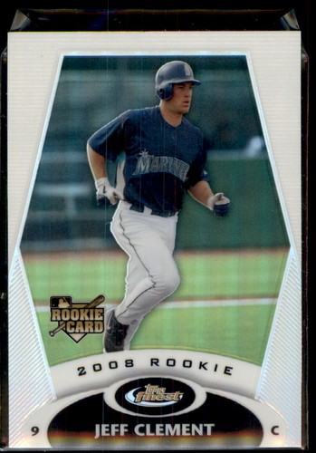 2008 FINEST JEFF CLEMENT RC SEATTLE MARINERS #134 | eBay