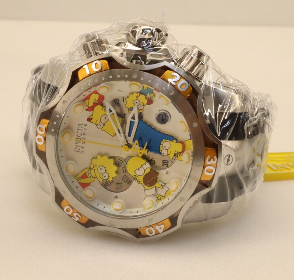 LTD Invicta Reserve “The Simpsons” Men’s Watch #219 of 1500 Model 37008 ...