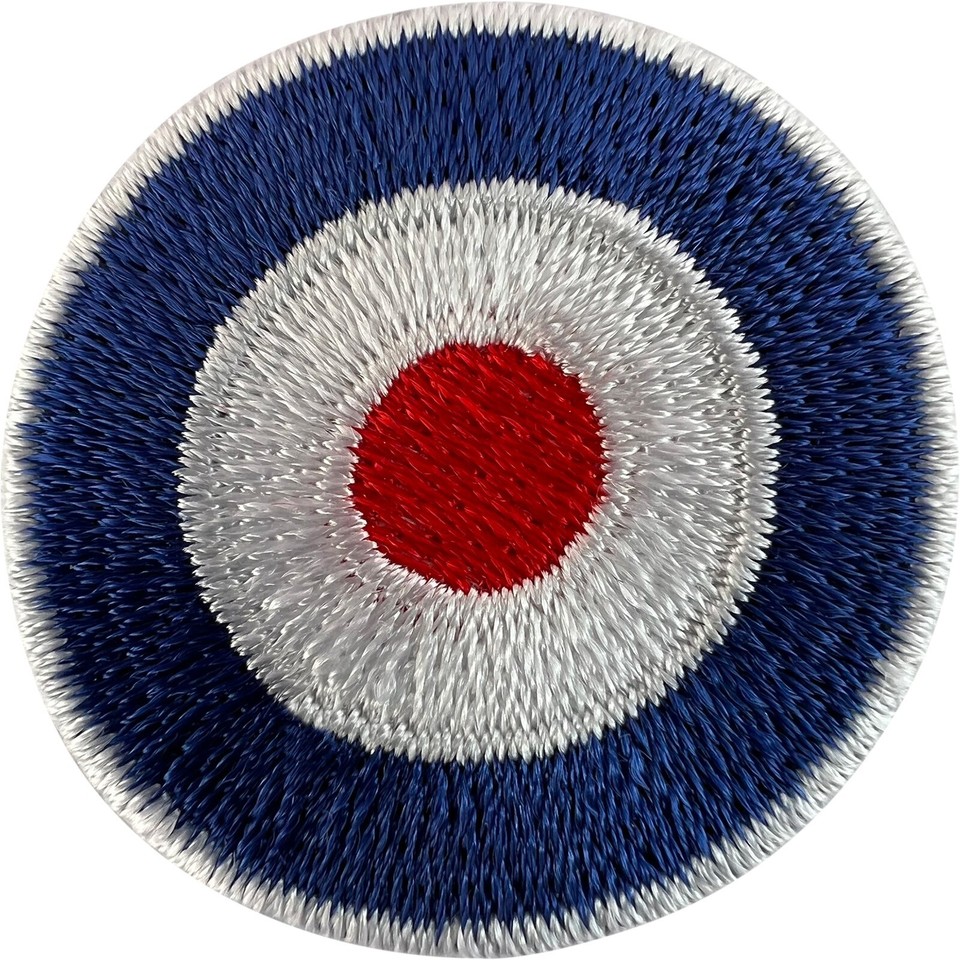 Mini MOD Target Patch Iron On Sew On Small RAF Royal Air Force ...