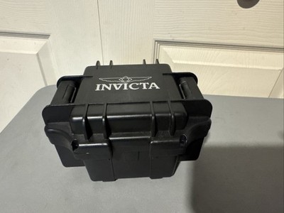 Invicta Black Empty Watch Box Case One Slot | eBay