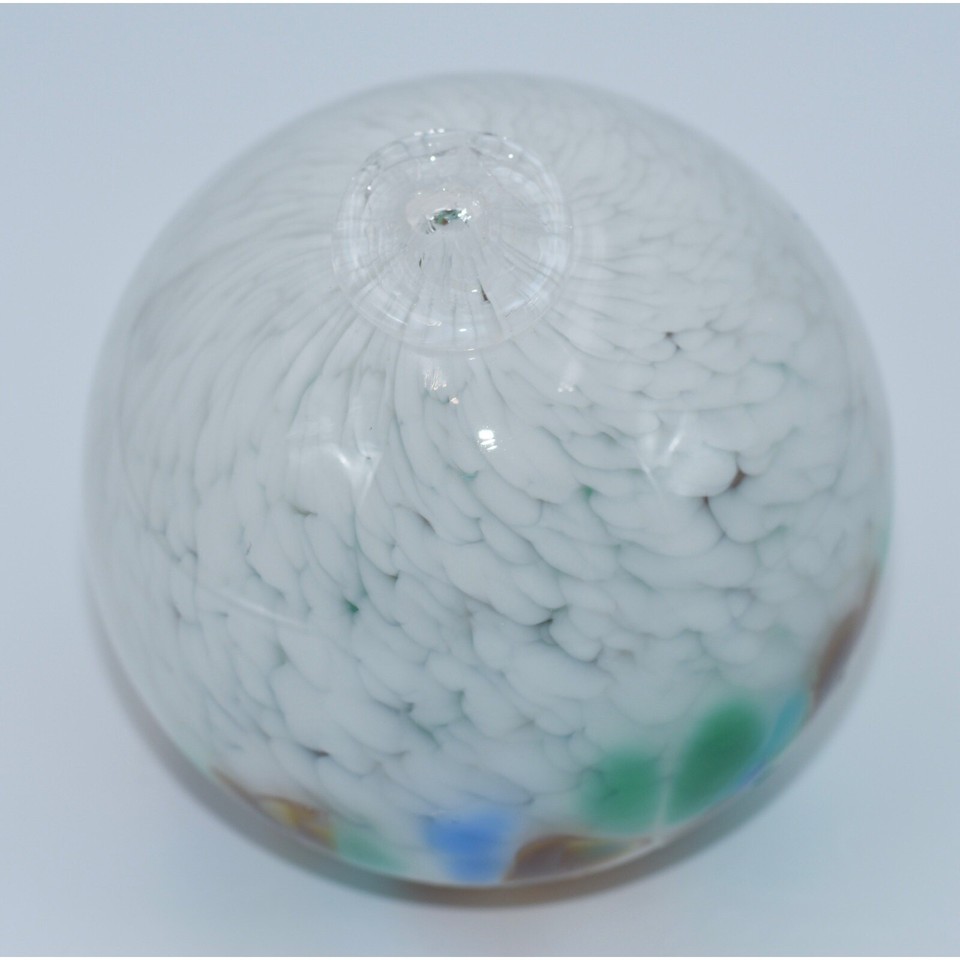 Hand Blown Multi-Color Art Glass Orb Sphere Globe Ball Home Decor 6" | eBay