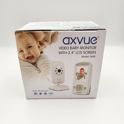 Axvue Video Baby Monitor With 2.4" LCD Screen Model E600 Two Way ...