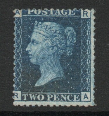 Great Britain 1858-76 2d Blue (RA) Plate 15 SG 47 Mint. | eBay